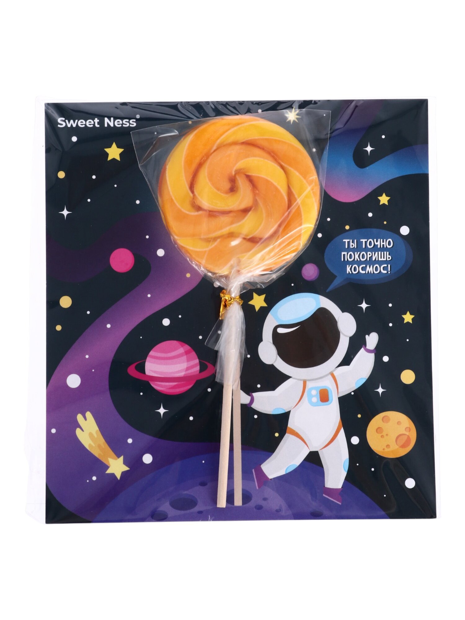 Карамель леденцовая фигурная Sweet Ness "Диск на открытке", 30г