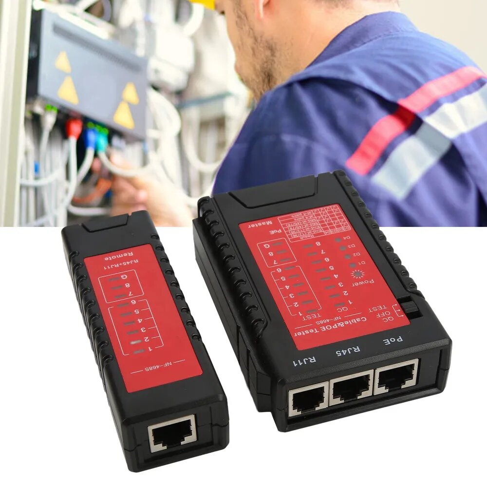 NOYAFA NF-468S, прибор для измерения сетевых линий, обнаружение отключения, устойчивость к напряжению и защита от возгорания (поставляется без батареи)