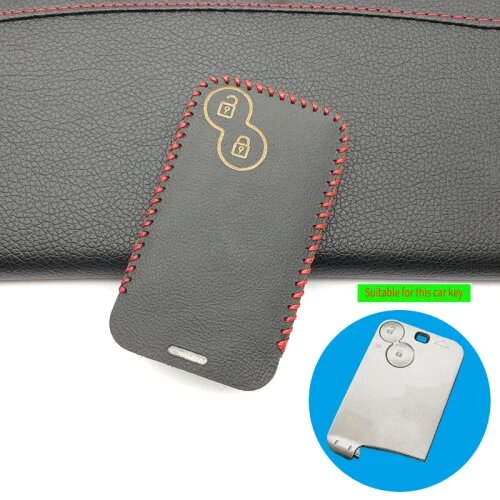 100% кожаный чехол для автомобильного ключа, защитный держатель для ключей, аксессуары для black