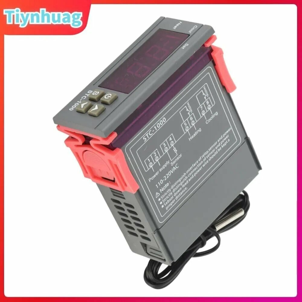 Цифровой термостат, с защитой от перегрева и температурными сигналами, для надежного контроля