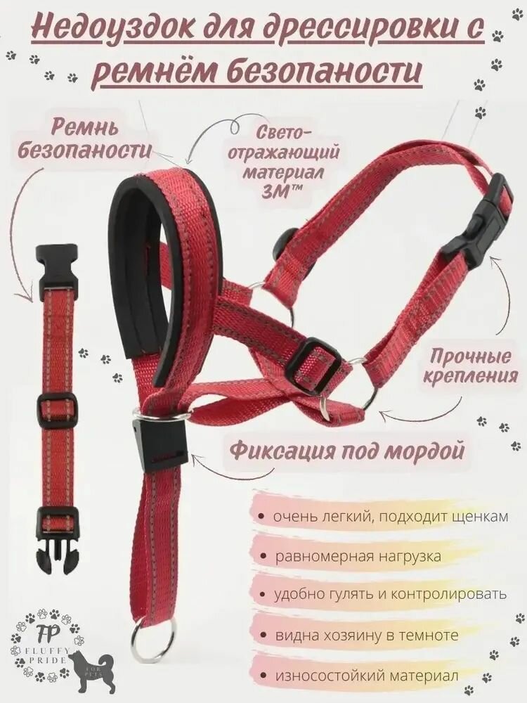 Недоуздок собачий Халти намордник дрессировочный хендлерный