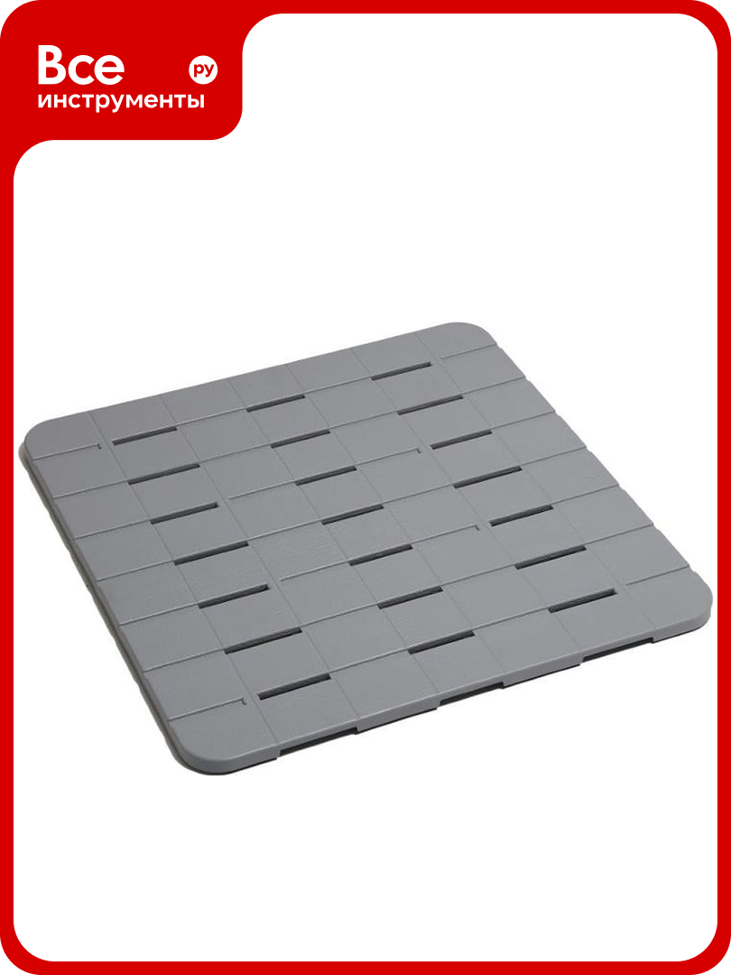 Пластиковый настил для душевой кабины PRIMANOVA DUCK серый M-KV30-07