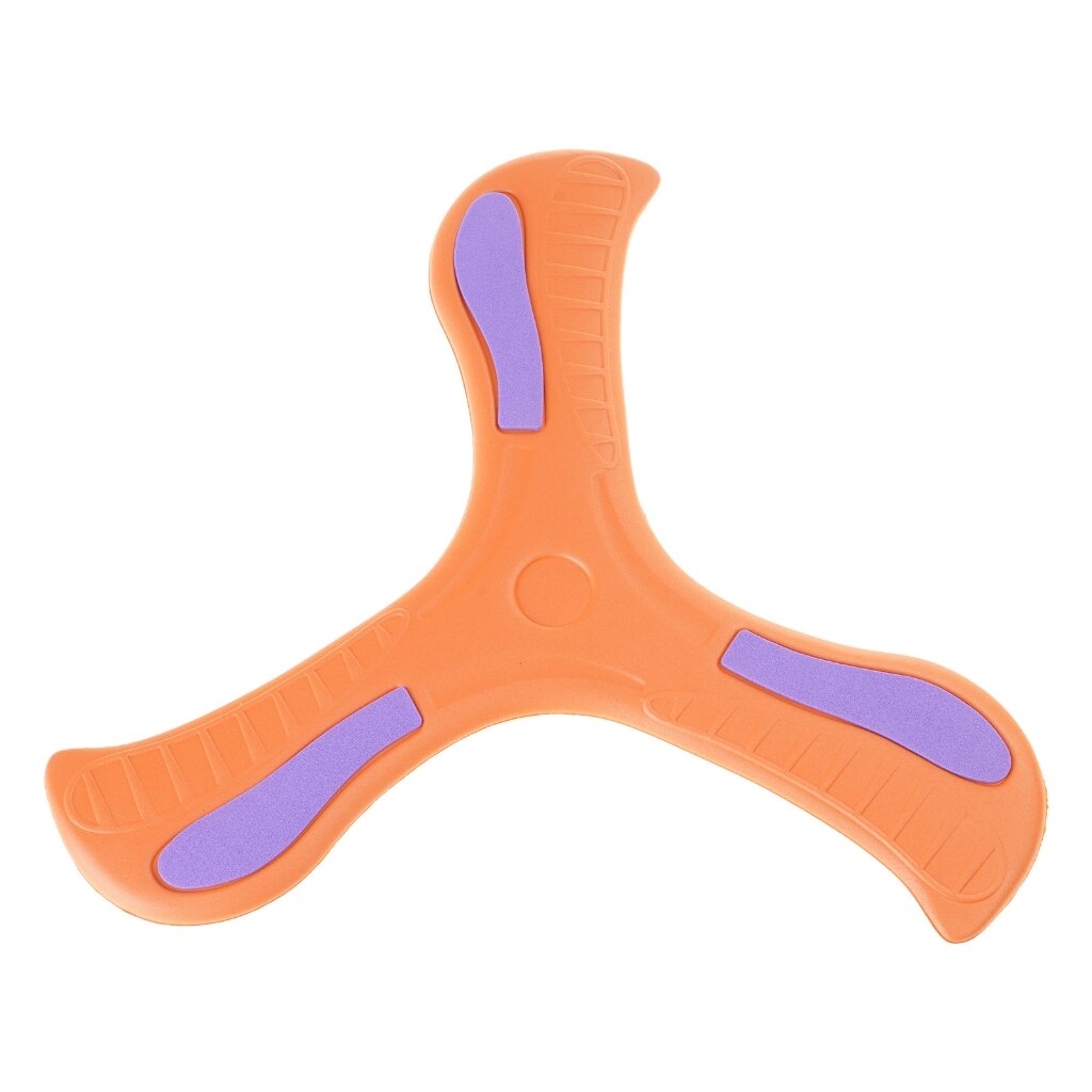 Детский уличный трехстворчатый бумеранг с четырьмя листьями-бумеранг Оранжевый