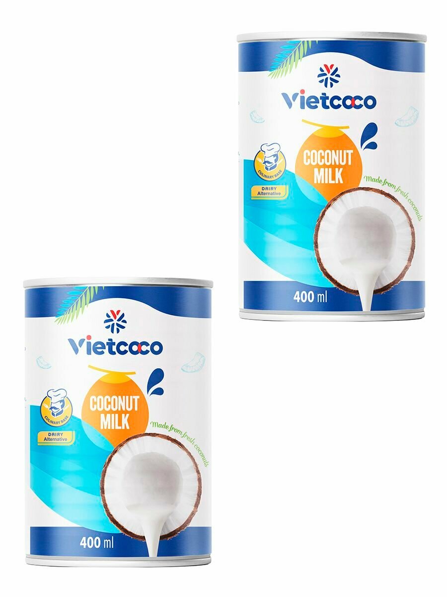 Молоко кокосовое Vietcoco 2*400 мл ж/б