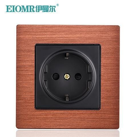 Немецкая стандартная розетка, панель розеток европейского типа, розетка немецкого типа, панель розеток немецкого типа 86-го типа, скрытая настенная установка, европейский стандарт.