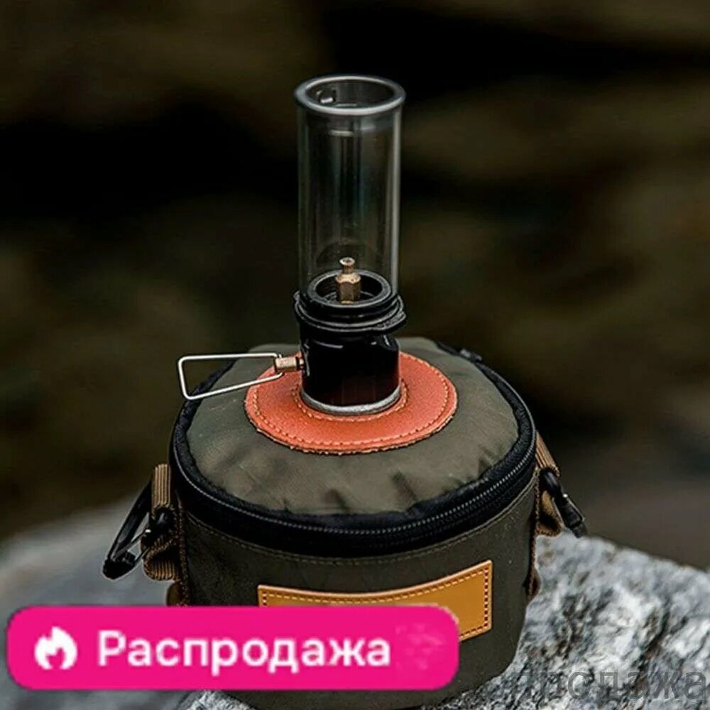 Газовый фонарь для кемпинга, газовая свеча, многофункциональный ветрозащитный светильник для кемпинга, пикника