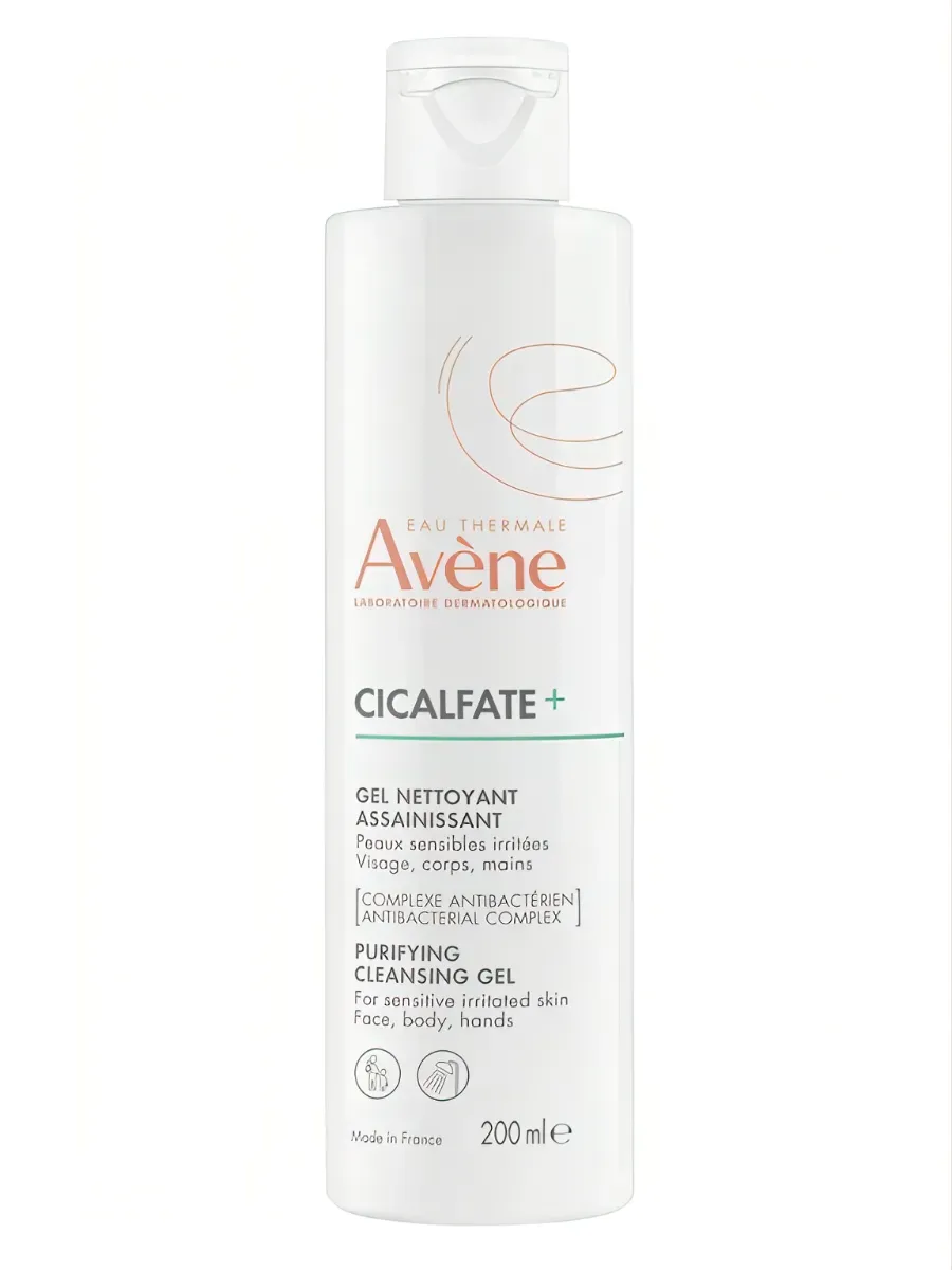 Гель Avene Cicalfate + Очищающий для чувствительной и раздраженной кожи, Purifyng Cleansing Gel, 200 мл