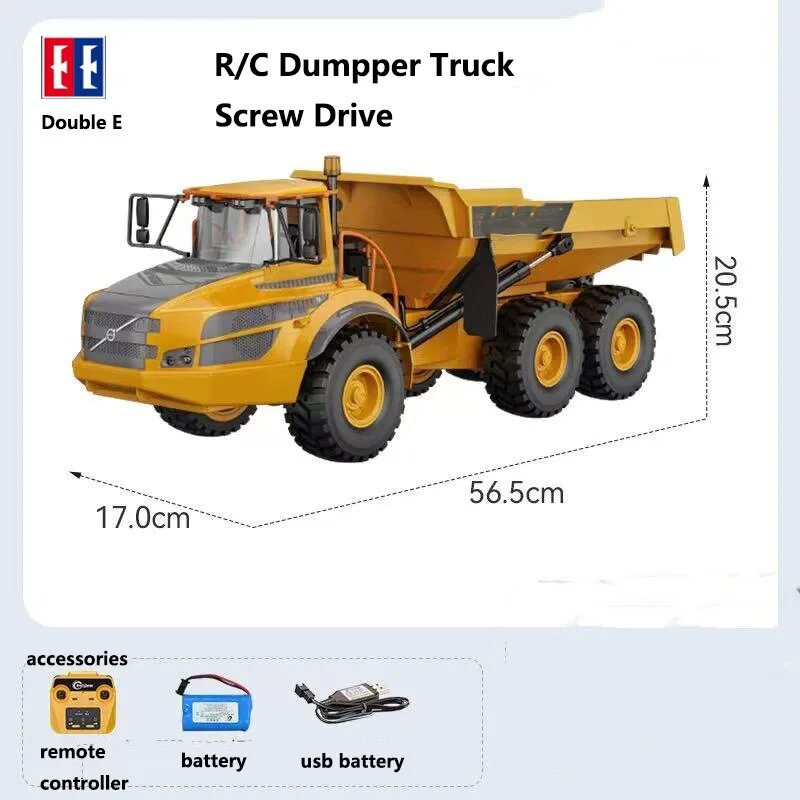Радиоуправляемый самосвал Double E E591 6WD