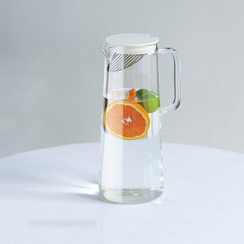 Кувшин для холодной воды, стеклянная бутылка для холодной воды, большой объем, чайник для заваривания чая, домашний европейский стиль, термостойкий кувшин для кипящей воды