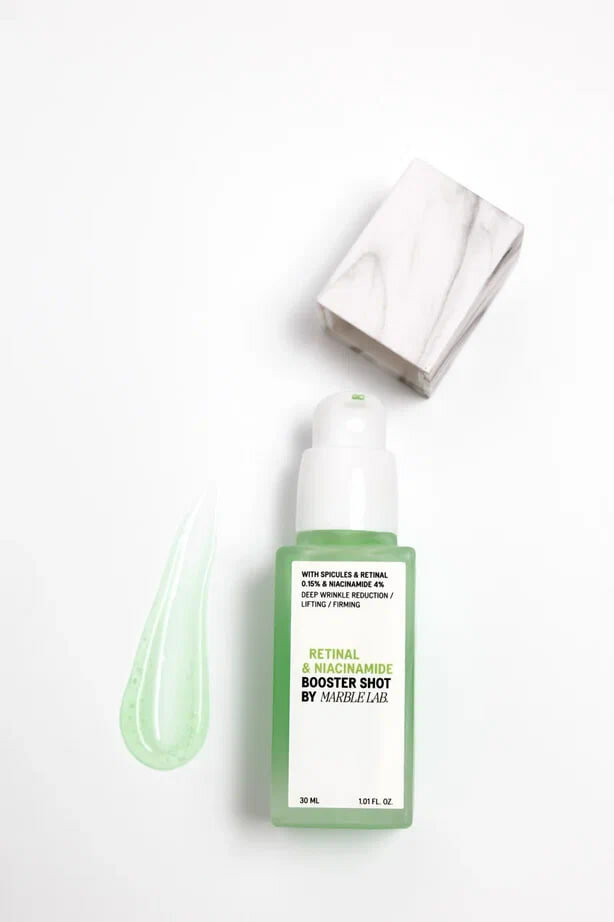 Сыворотка для лица Marble Lab "Антивозрастная" с ретиналем и ниацинамидом, 30 мл