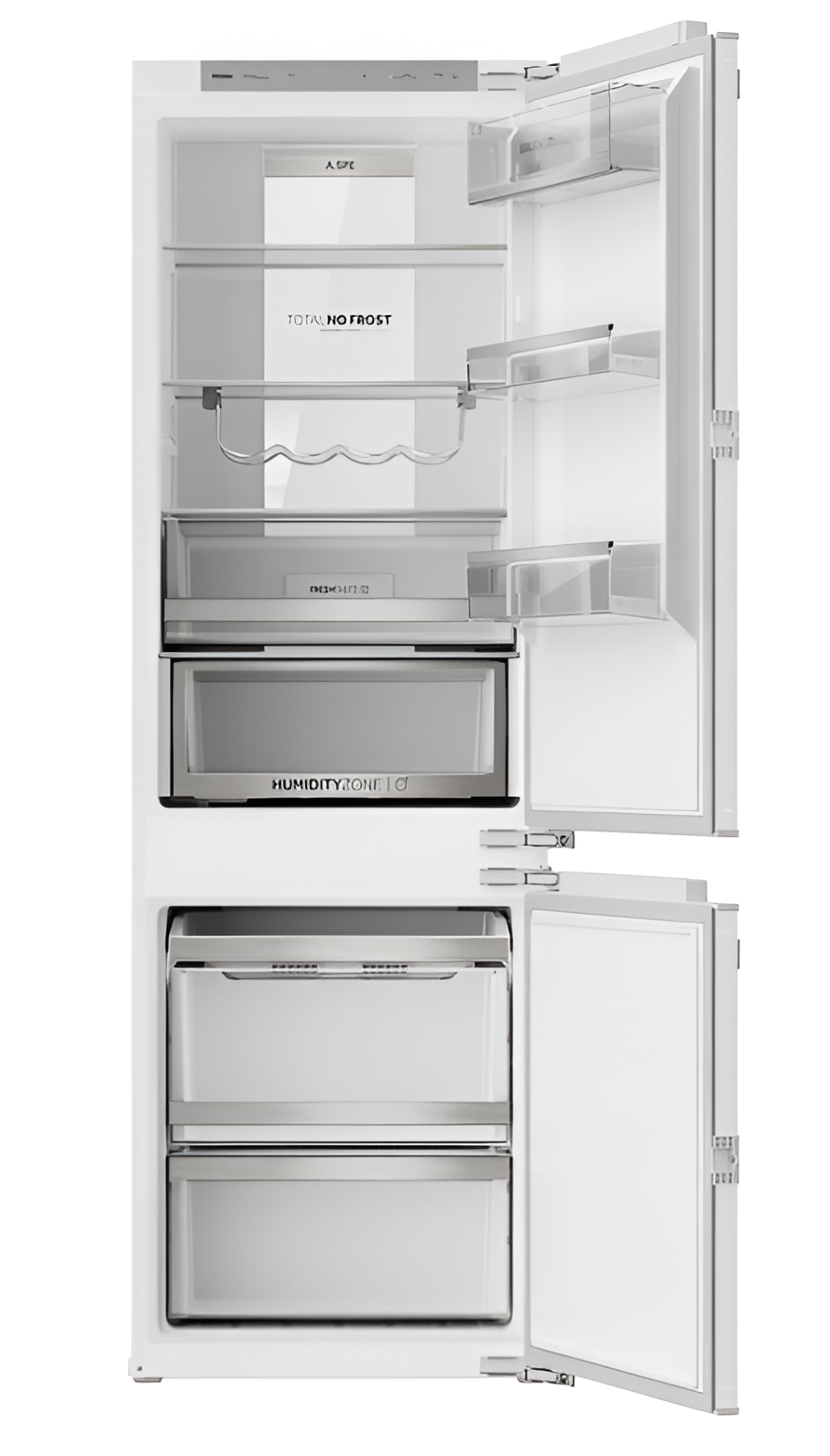 Встраиваемый холодильник Haier BCF5261WRU с нижней морозильной камерой и системой No Frost