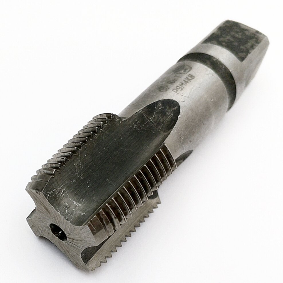 Метчик 2680-0021 конический трубный Rc 1" Р9М4К8 ГОСТ 6227-80
