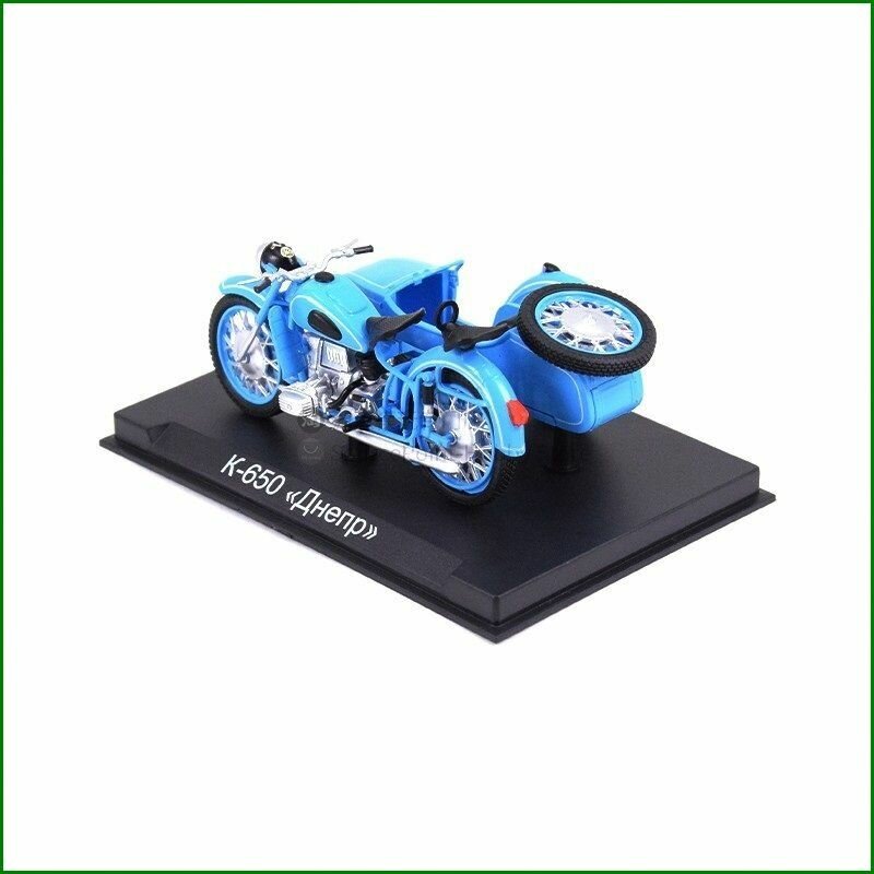 Винтажная коллекционная модель 1 24 советского мотоцикла К 650 Днепр с коляской, эксклюзивный экземпляр