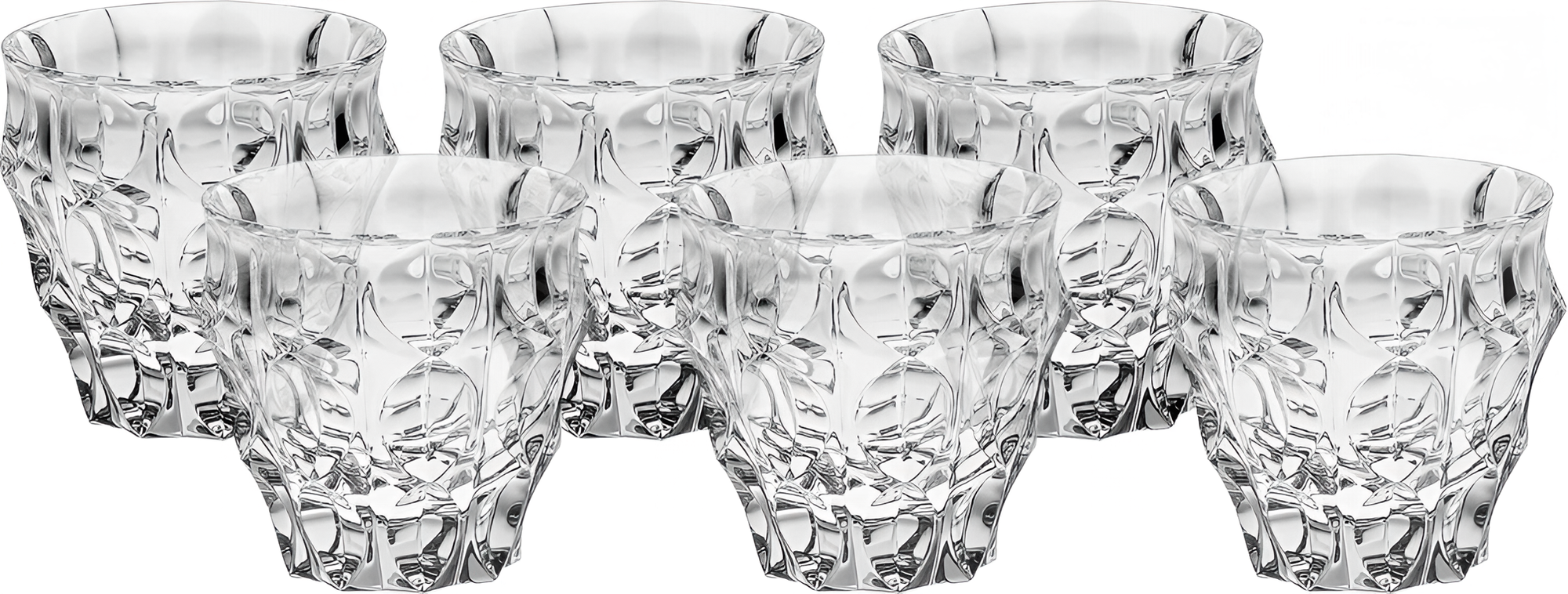 Стакан для виски "Fortune", 290 мл (набор 6 шт.), хрусталь, Crystal Bohemia/ БПХ771