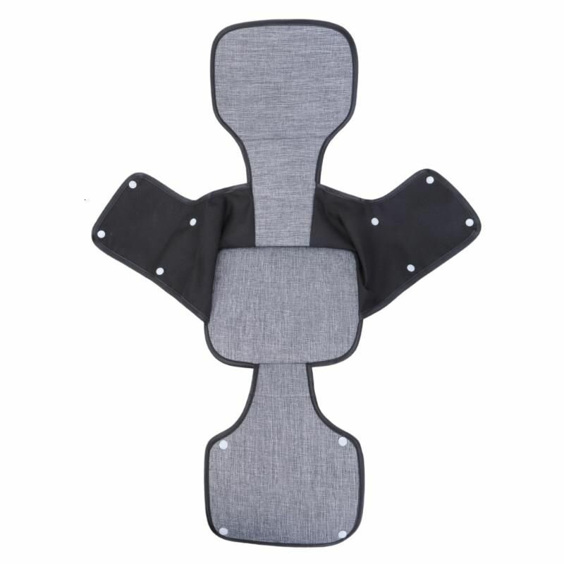 Детский стеганый вкладыш для коляски, Серый