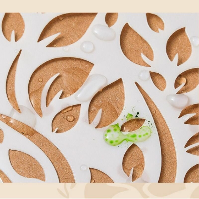 Трафареты для рисования цветов и бабочек - 3 серии, 5 шт, пластиковые, для творчества