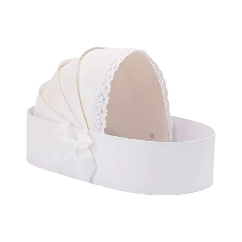 Картонная корзина для подарков, Белый