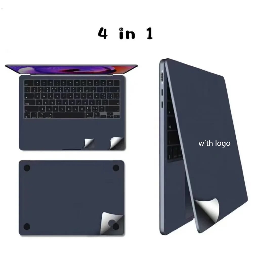 Пленка для MacBook Air 15" (M4, A3241), 4 в 1, Blue