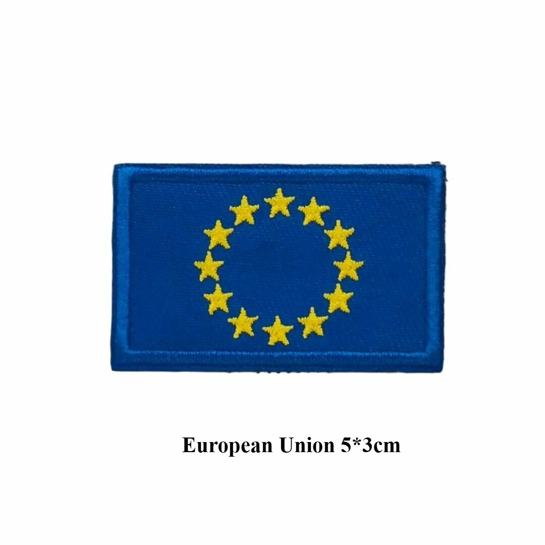 Нашивка Европейского Союза, 5x3 см, темно-синий