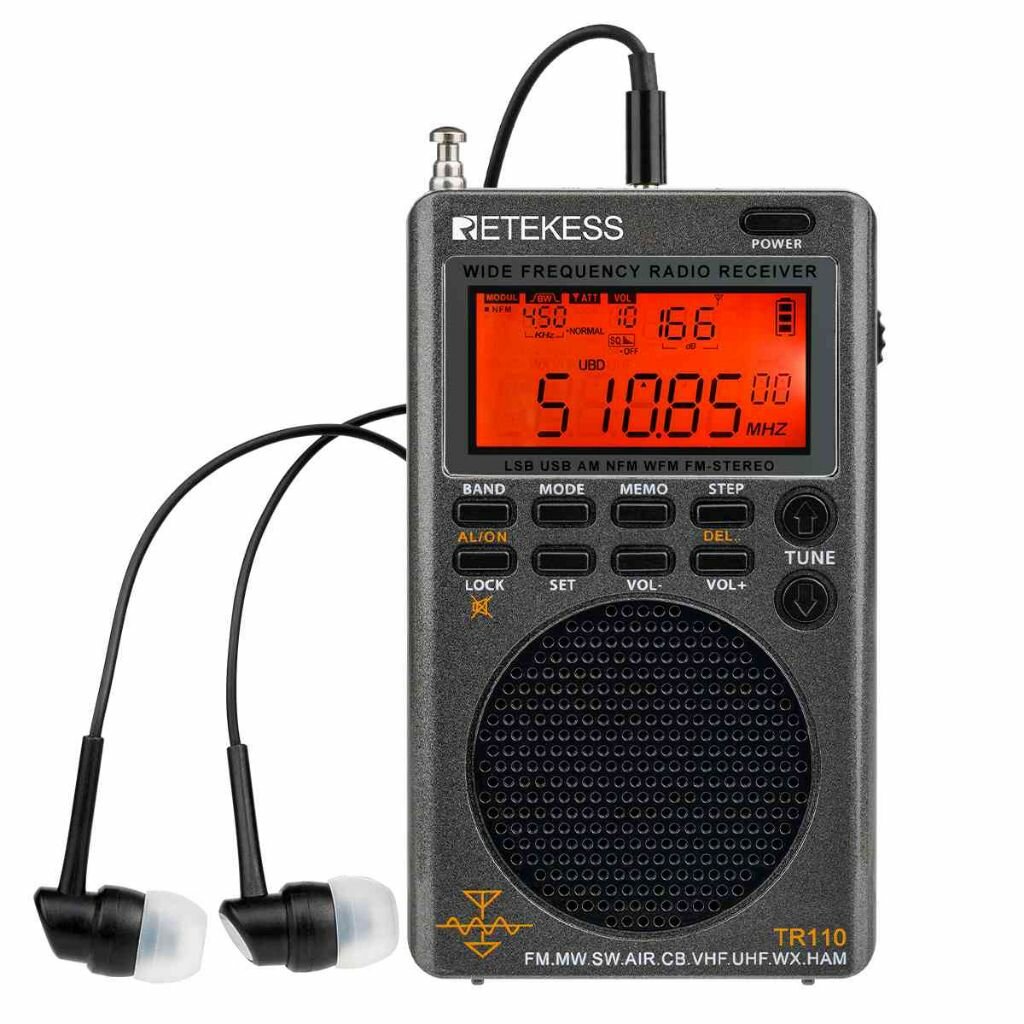 Радиоприемник RETEKESS TR110 (серый)