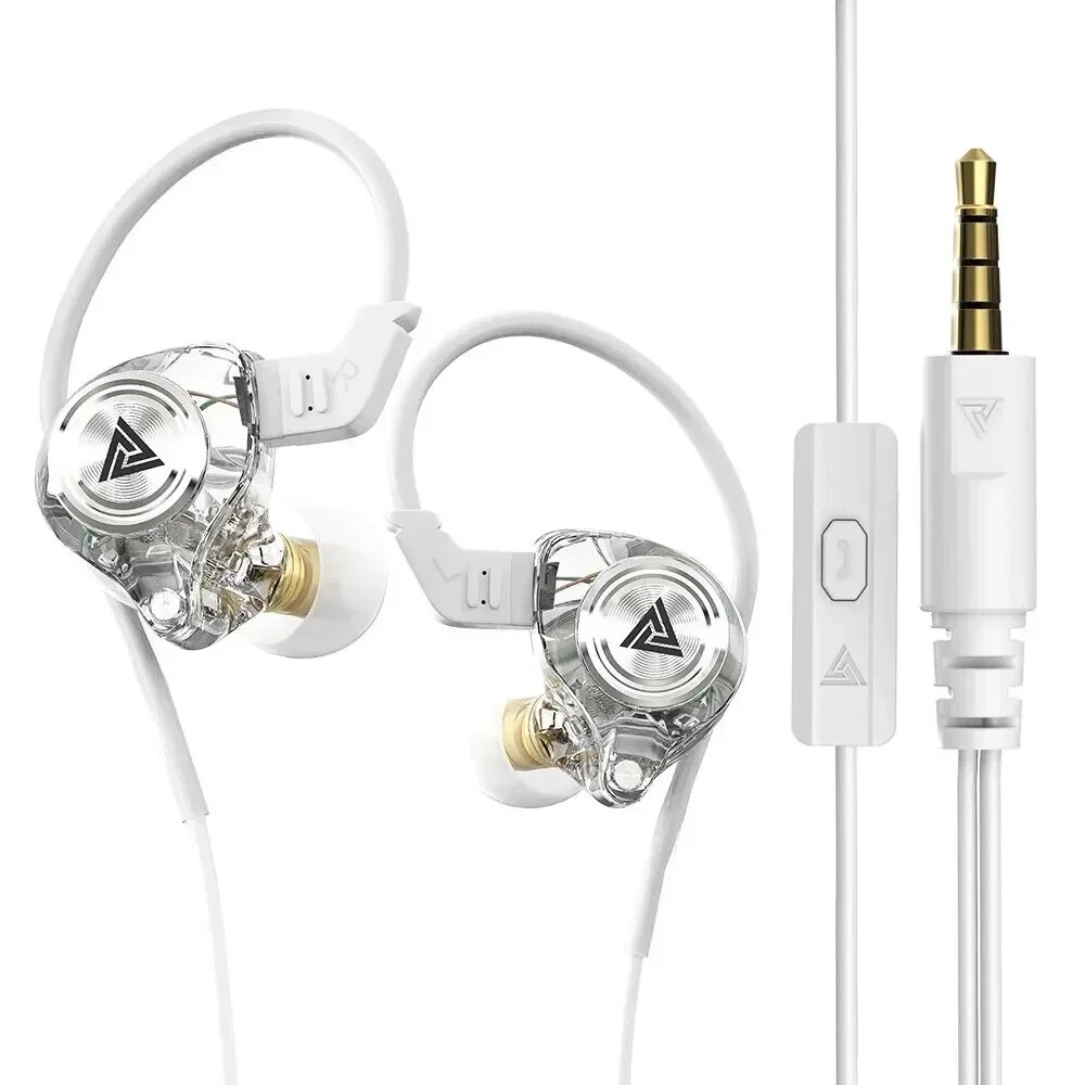 VIKEFON QKZ AK3 FiLe проводные наушники с микрофоном Белый, White