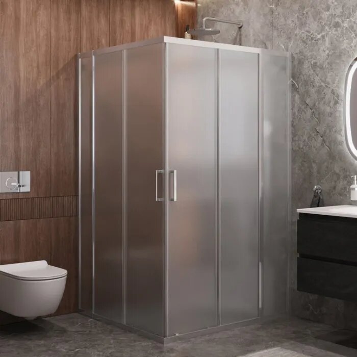 Душевой уголок Cezares Molveno AH 22 120/110 P Cr