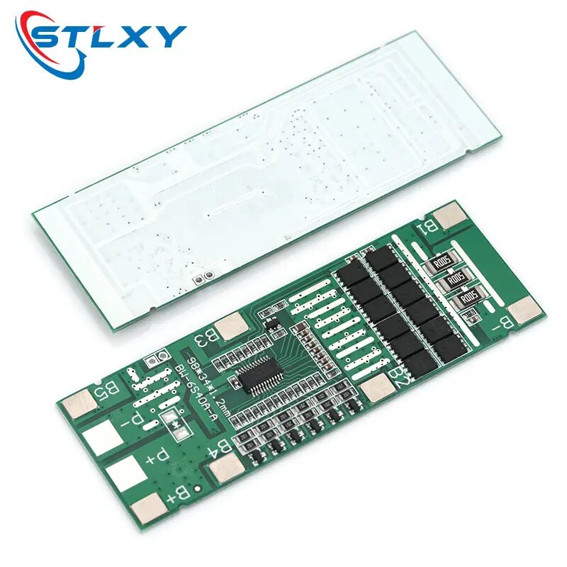 Плата защиты литий-ионных аккумуляторов Stlxy 24V 6S 40A green