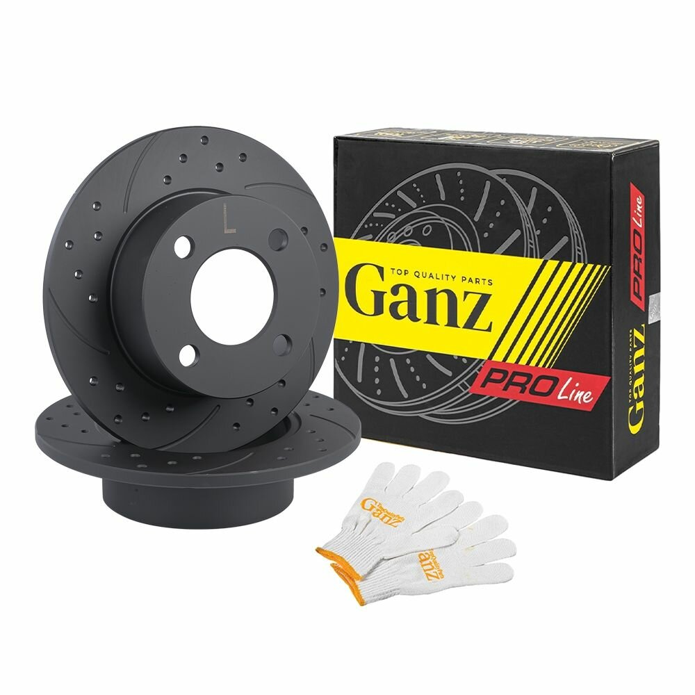 Тормозные диски задние на Ауди 100 C3, 80, 90 B3, 2 штуки