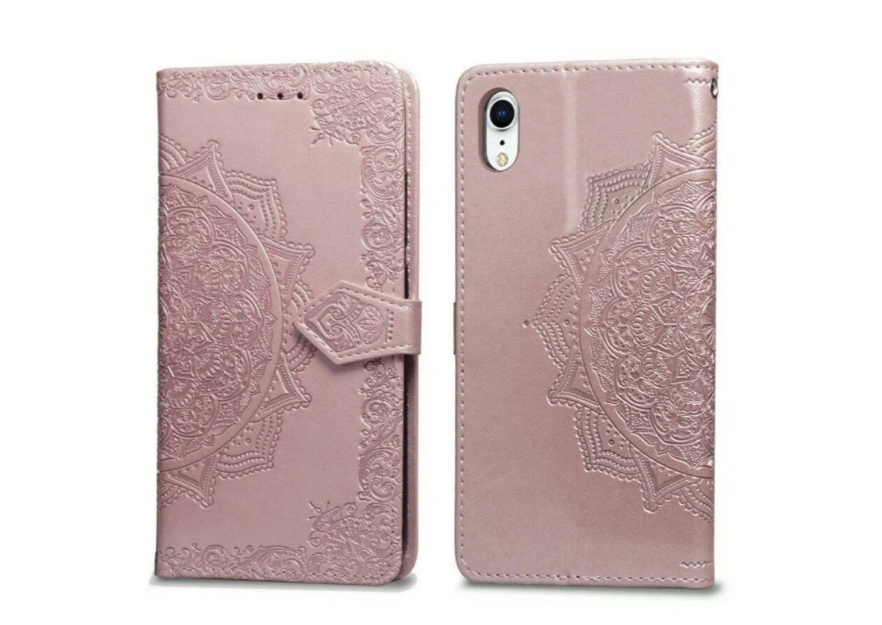 Чехол для iPhone 7 4.7 / iPhone 8 / iPhone SE 2 (2020) / Apple iPhone SE3 2022 из эко-кожи розовый