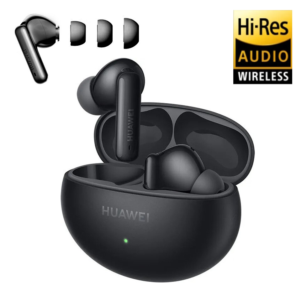 Беспроводные наушники HUAWEI FreeBuds 6i ，Wireless TWS headphones，anc 3.0 - Черный цвет кожи