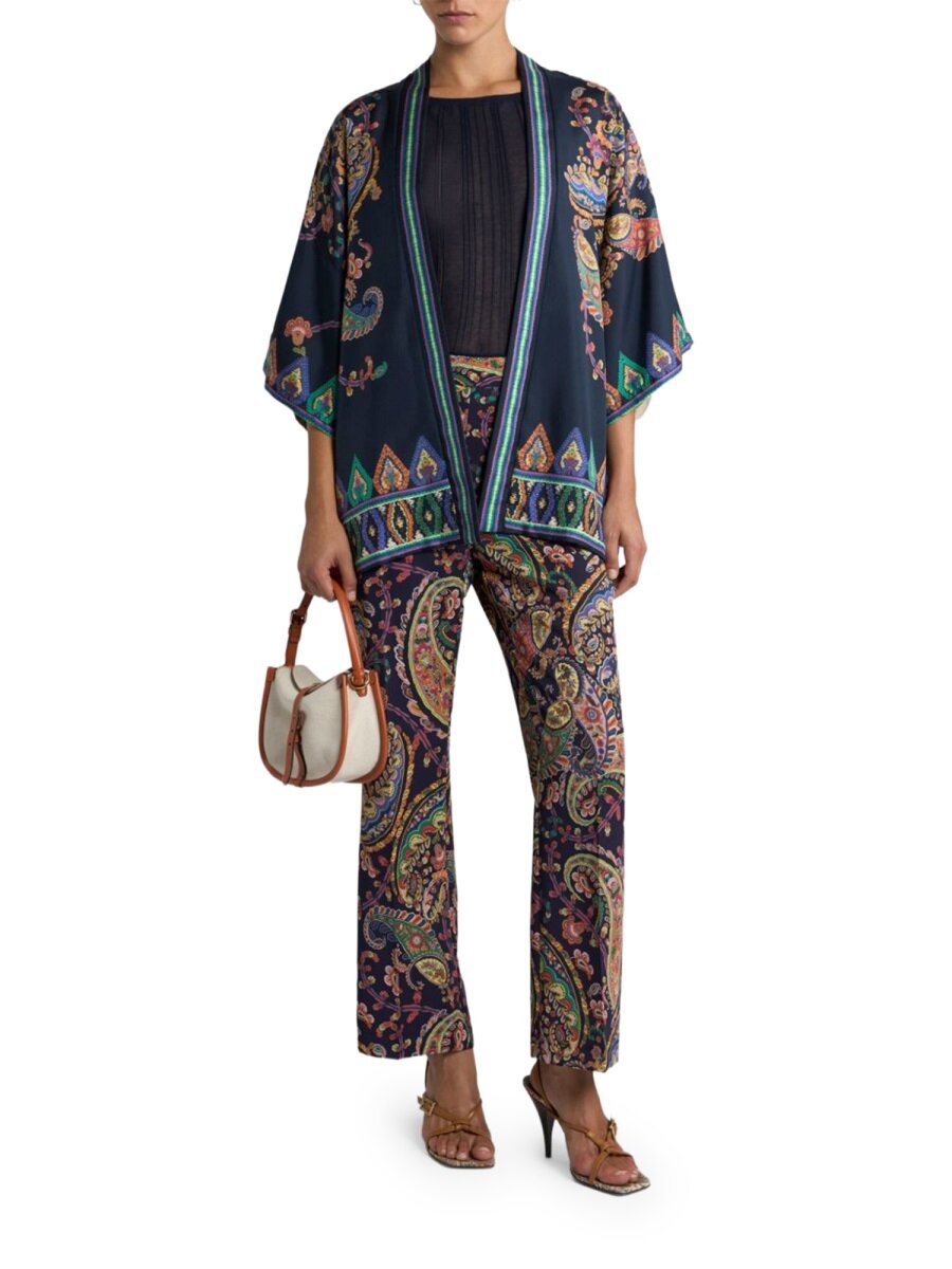 Брюки классические ETRO, размер 40, многоцветный — фото 1