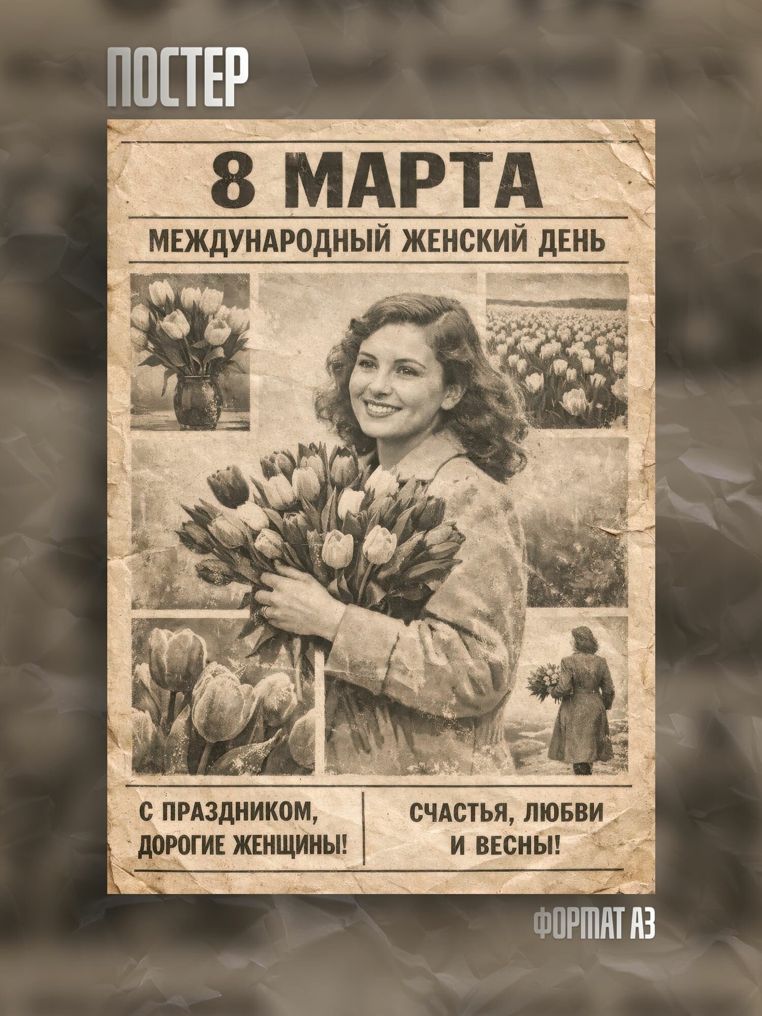 Плакат 8 марта