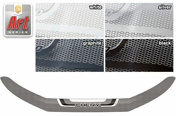 Дефлектор капота Chery Tiggo 7L 2024-н. в. Серия "Art" графит