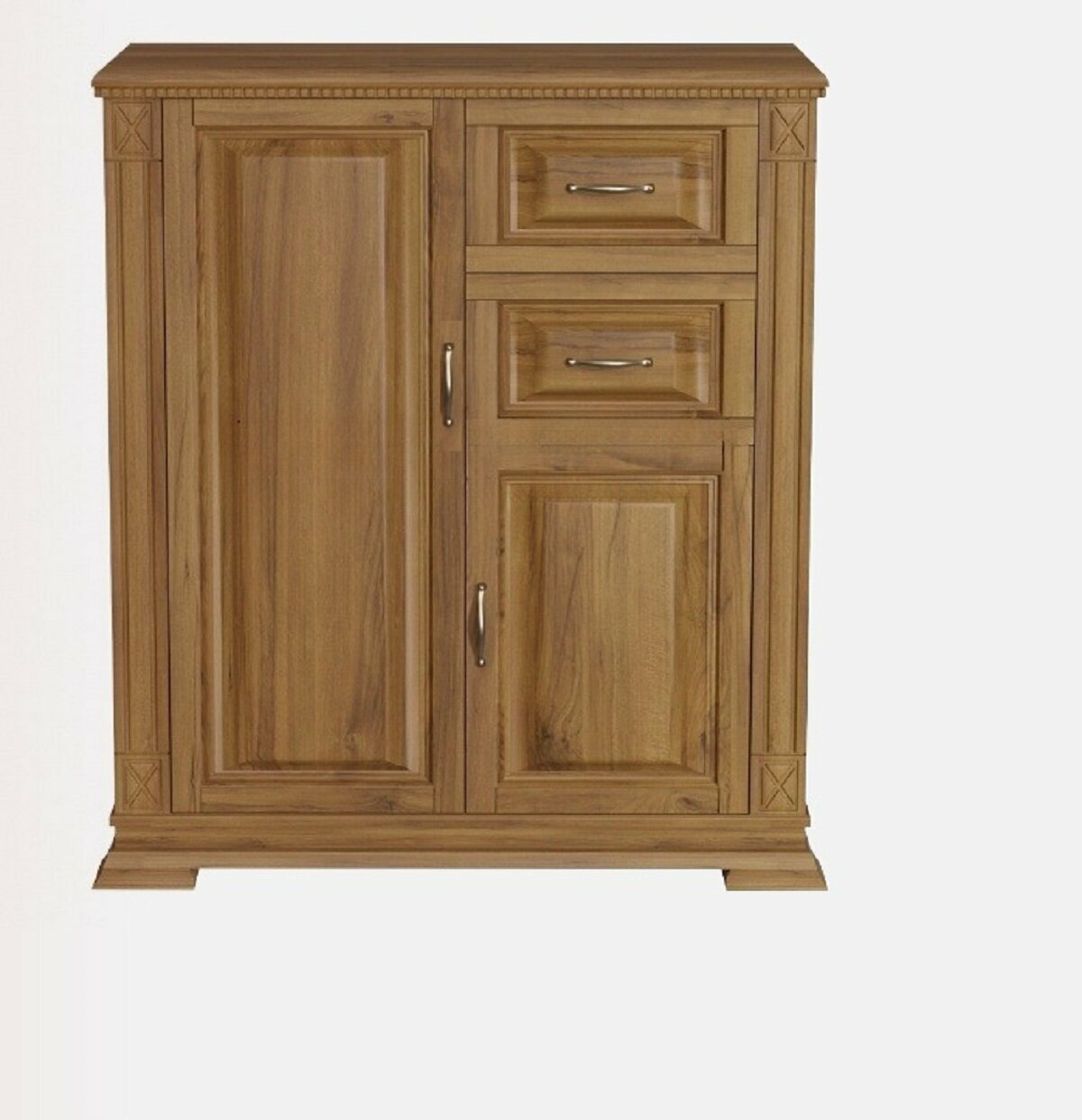 Комод для хранения вещей из массива сосны Верди PREMIUM 207, 90x45x100 клас. орех 2