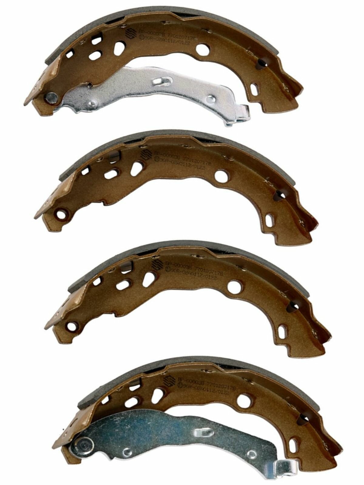 Колодки барабанные задние (4шт) качество от WAYTEKO Арт. BP-00003B/ 7701207178