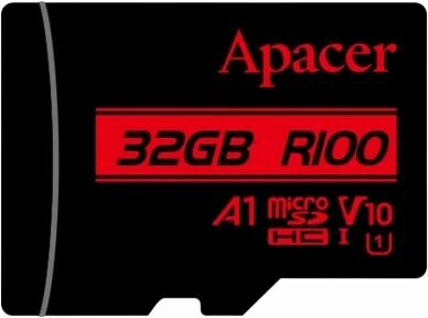 Карта памяти 32Gb MicroSD Apacer R100 (AP32GMCSH10UB-RA)