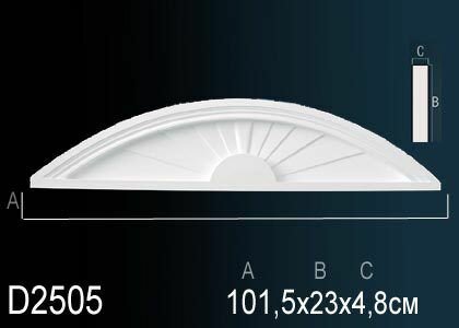 Обрамление Дверного Проема для Ремонта Perfect D2505 101.5x23x4.8 см /Перфект
