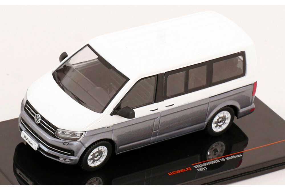 Модель коллекционная IXO Vw volkswagen T6 multivan 2017 white/grey metallic