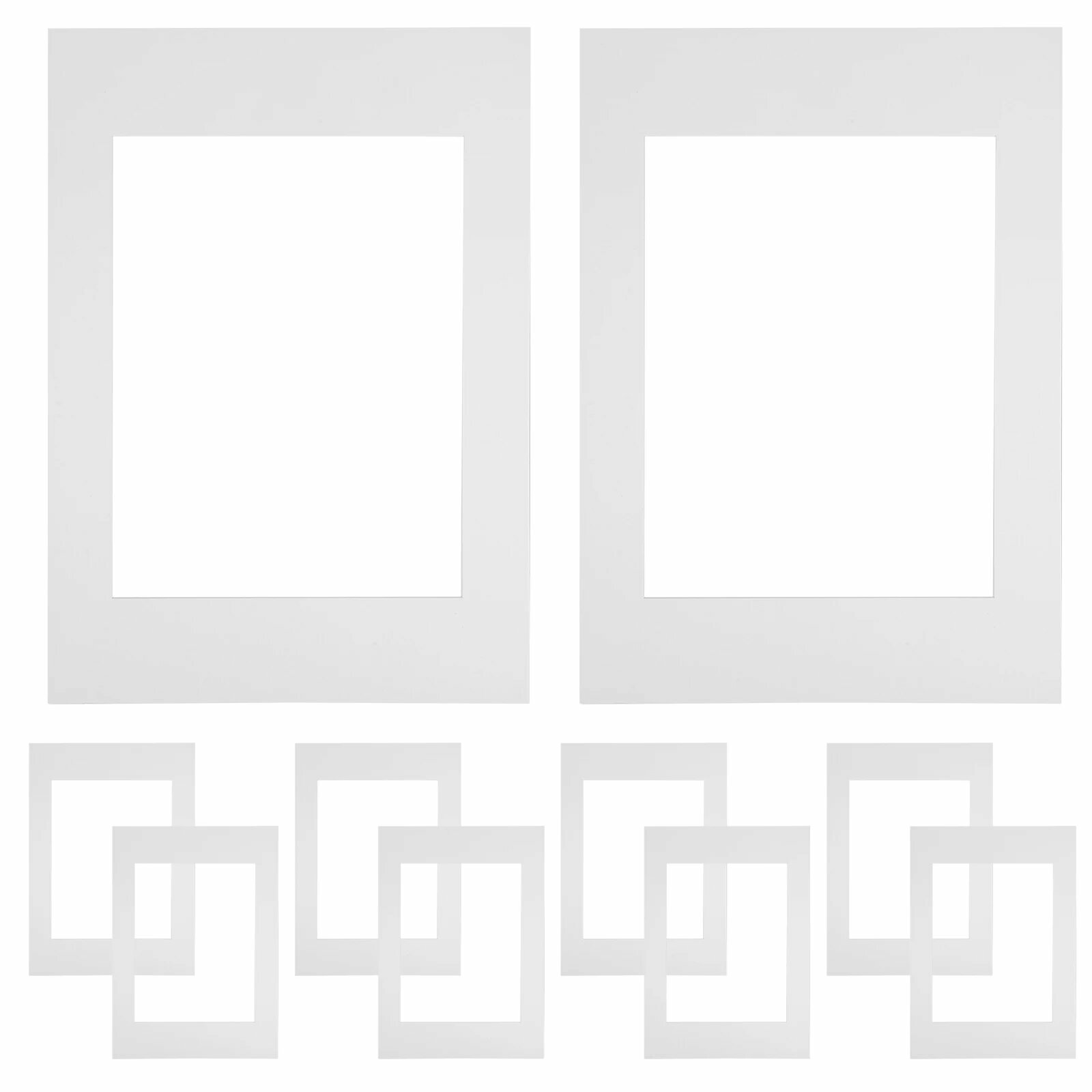 Белые картонные рамки для фото А4