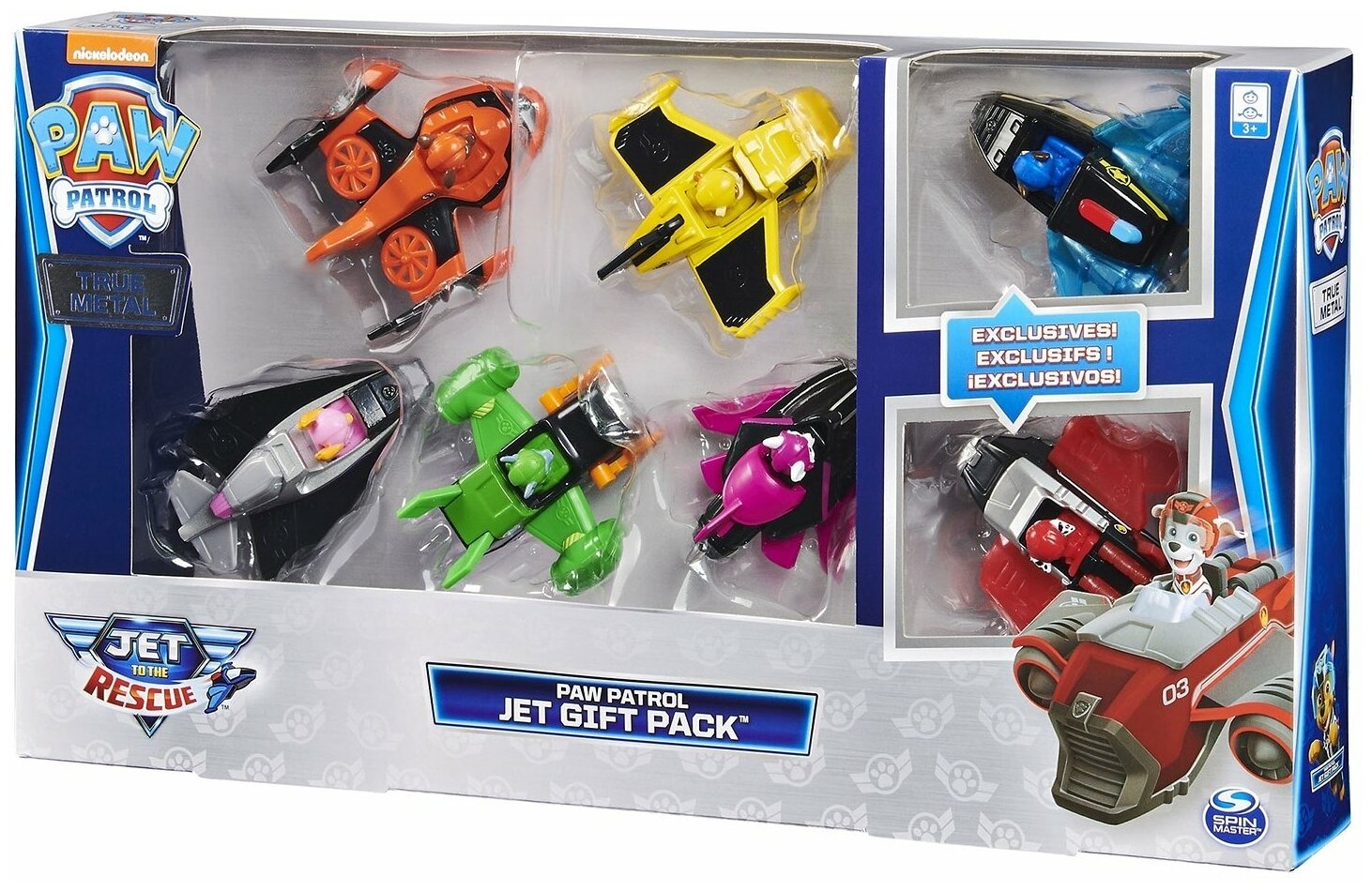 Nickelodeon True Metal Jet Gift Pack Игровой набор самолётов Щенячий патруль 7 штук 6058354