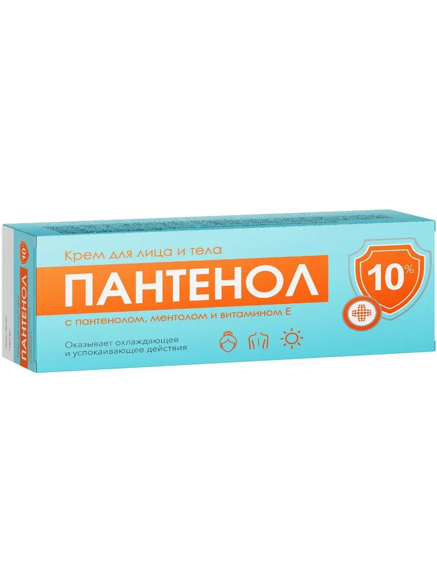 Пантенол 10% крем ментол и витамин Е Простой Рецепт, крем, 7