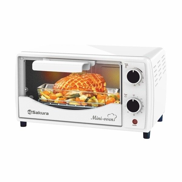 Мини-печь Sakura SA-7006W 9л 900 Вт, таймер