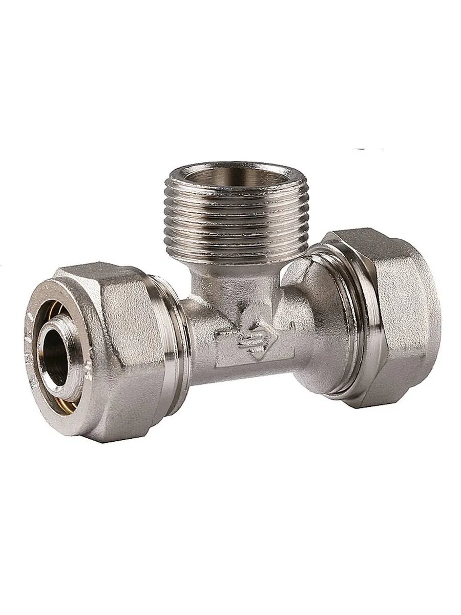 Цанга-штуцер, 1/2″ х 16 х 2.0 мм, тройник