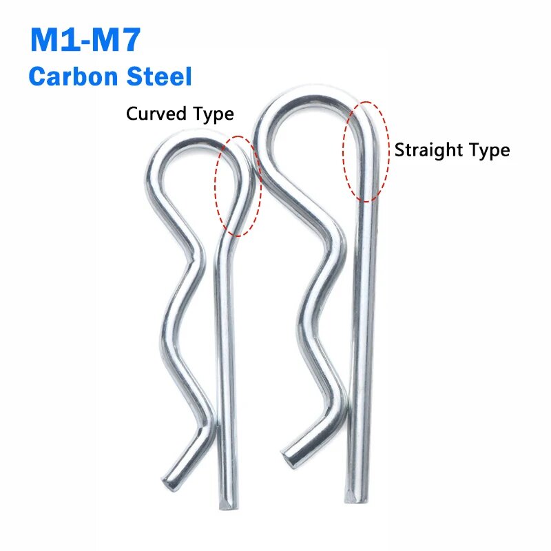 Пружинный шплинт из углеродистой стали R-образный M1-M7