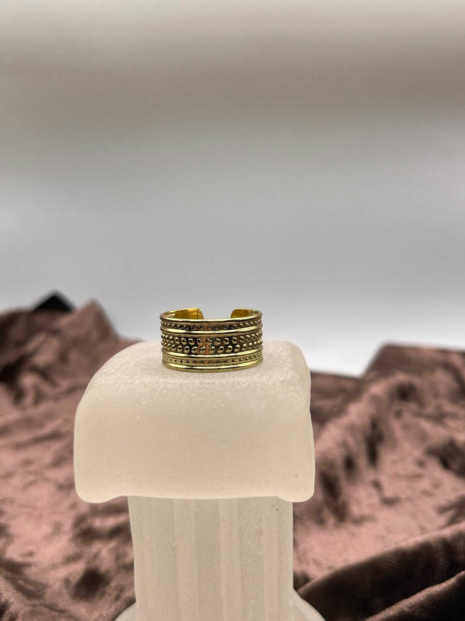 Кольцо под винтаж, размер 18,5