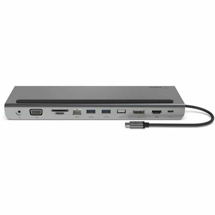 Док-станция Belkin Connect 11-в-1 Universal USB-C Multiport Dock Space Grey серый космос INC004btSGY