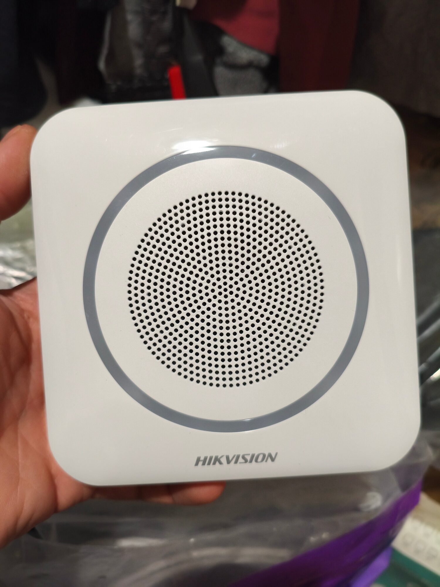 Hikvision свето-звуковой оповещатель DS-PS1-II-WE(RU) (Blue indicator)