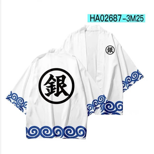 Костюм косплей Gintama, белый, XS, Color: hf-14