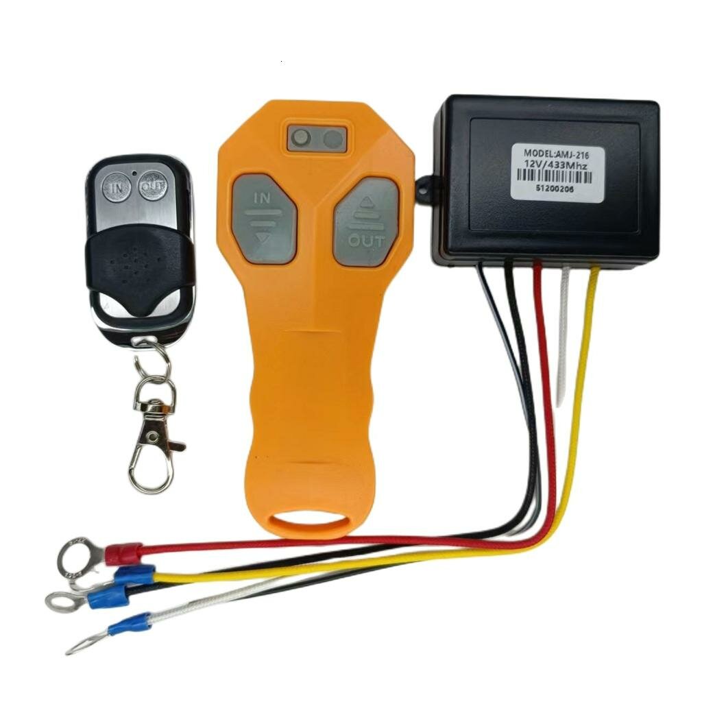 Беспроводной водонепроницаемый пульт управления для лебёдки, 1 большой 1 пульт