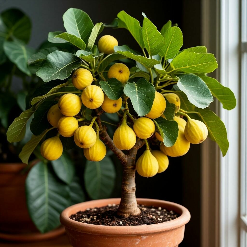 Инжир желтый комнатный, семена